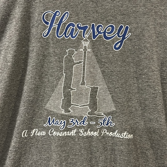 Anvil | Tops | Harvey Grey Tshirt Size Large | Poshmark
